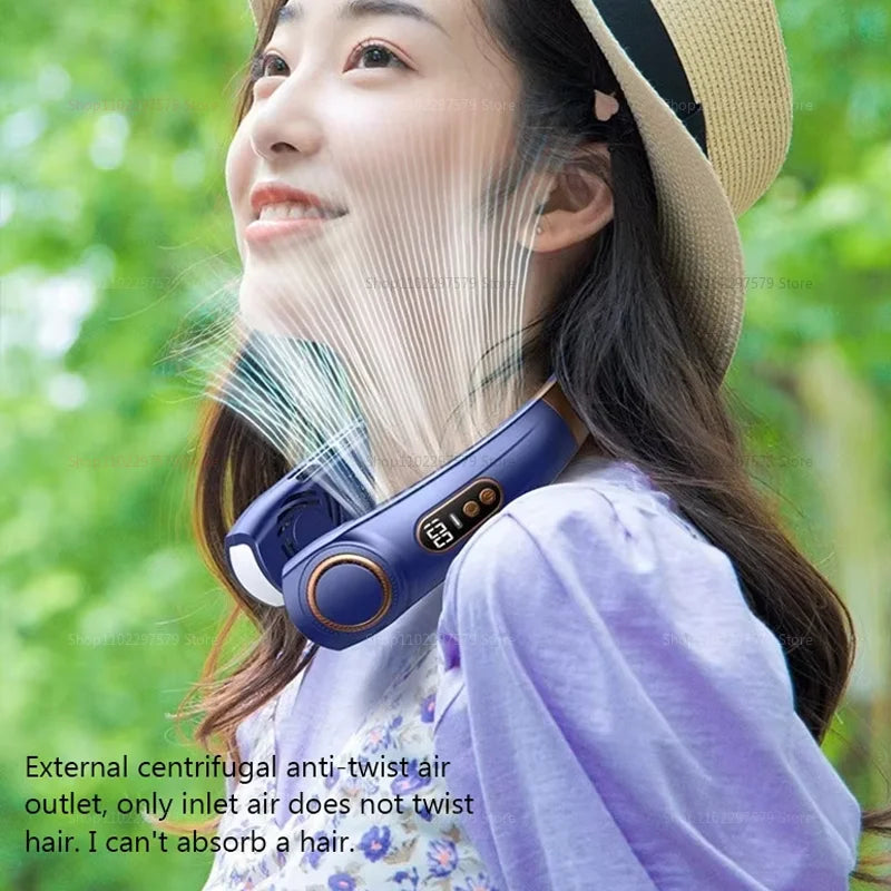 USB Bladeless Neck Fan – The Gadget Hub